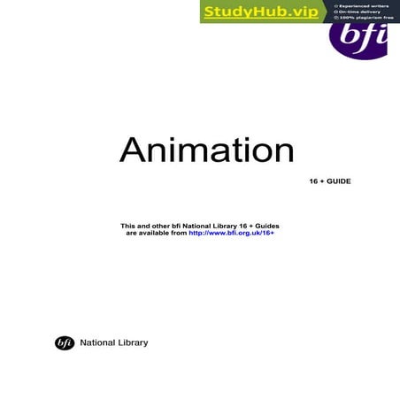 ANIMATION Contents | PDF