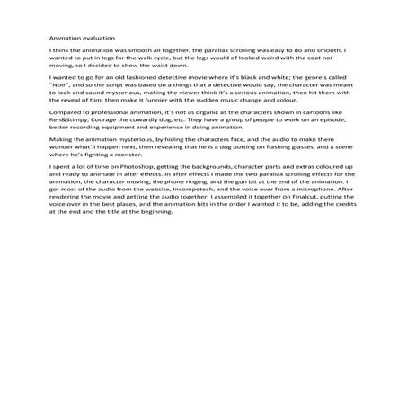 Juno Opening sequence powerpoint