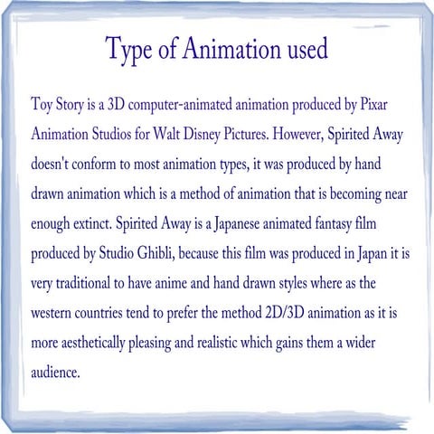 COMPARE THE DIFFERENT STYLES OF ANIMATIONS ACROSS GLOBAL CULTURES | ODP | Computer Animation ...
