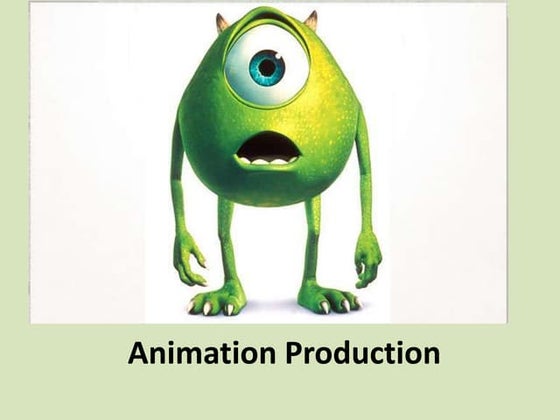 Animation production plan | PPT