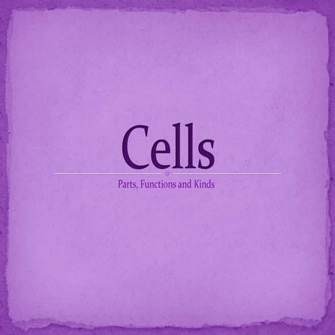 Cells | PPTX