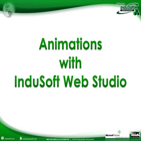 Animations in InduSoft Web Studio | PPTX