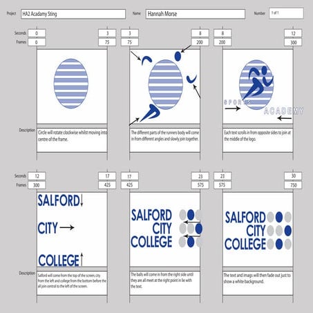 Animation storyboard 100113 | PDF