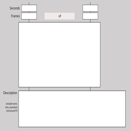 Animation storyboard template | PPT