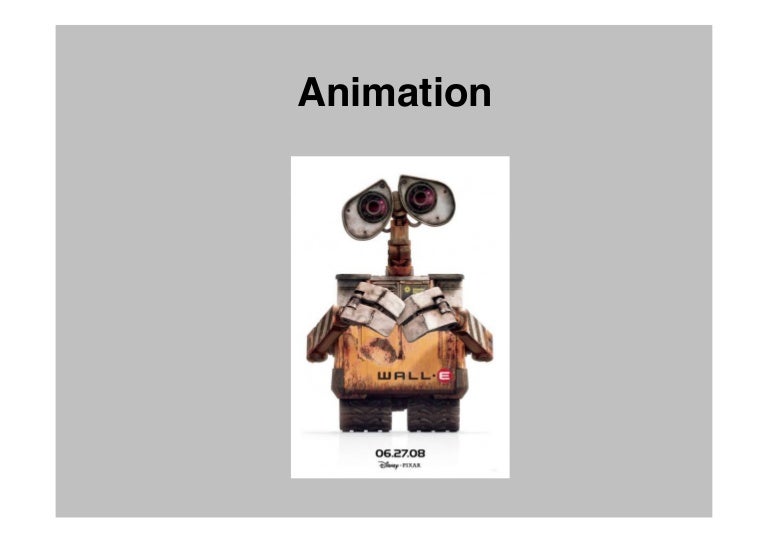 Animation Techniques Animation Techniques
