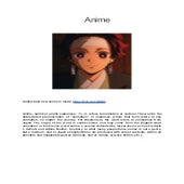 What is anime and how is it made? | PDF
