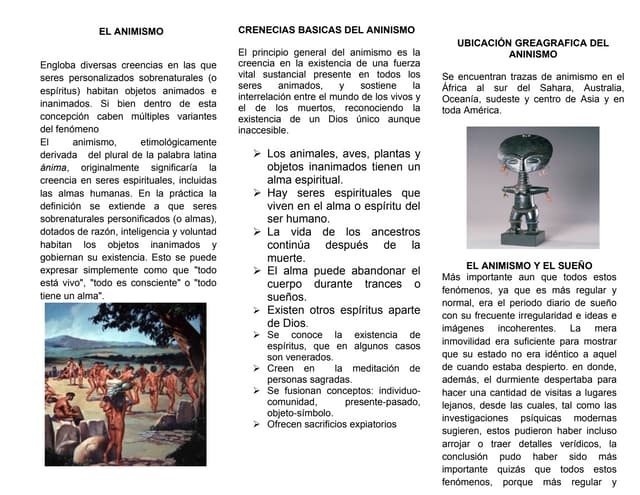 ANIMISMO | PPTX