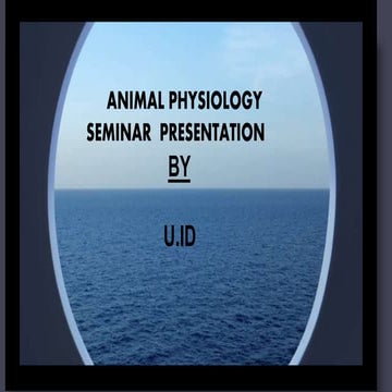 Animal Physiology ( Biological Clock) | PPTX