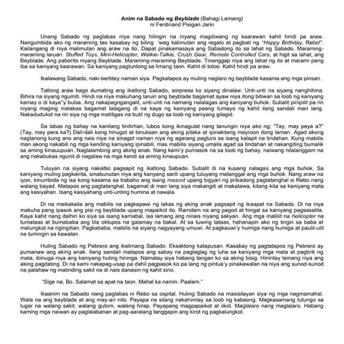 Anim na Sabado ng Beyblade (Bahagi.pptx