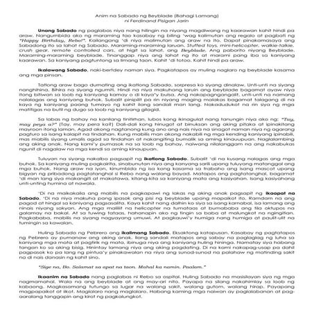 Anim na Sabado ng Beyblade (Bahagi.pptx