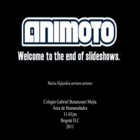 tutoral animoto | PPTX