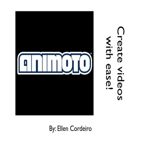 Intro to Animoto | PPT