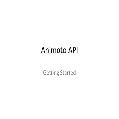 Animoto | PPTX | Computer Animation | Computer Software and Applications