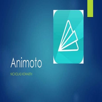Animoto | PPTX | Technology & Computing
