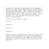 An important component to understanding the C programming langua | PDF