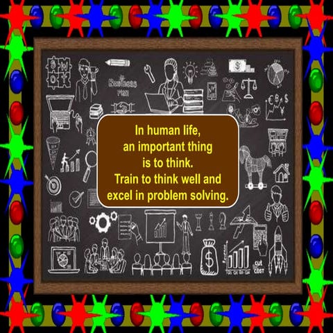 An Important Thing is to Think | PPT