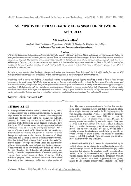 Analysis Of Network Traffic By Using Packet Sniffing Tool Wireshark Pdf
