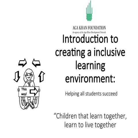 An Inclusive classroom environment Summary.ppt