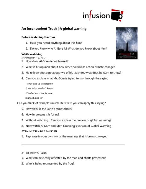 Inconvenient truth | PDF