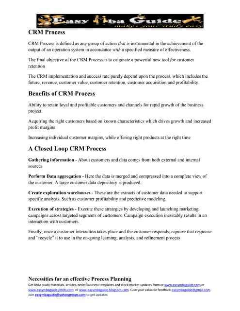 CRM Models | PPT