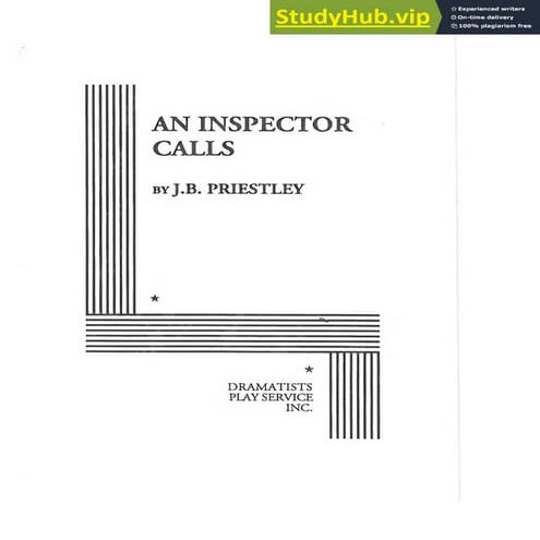 An Inspector Calls Full Copy | PDF