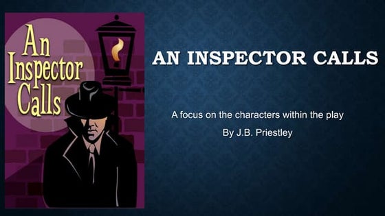 Inspector calls homework booklet | DOC