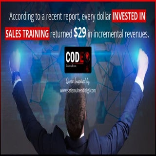 An interesting quote about sales training | PDF