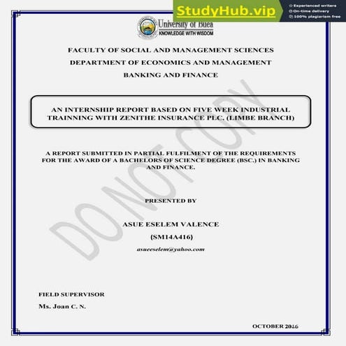 AN INTERNSHIP REPORT BASED ON FIVE WEEK INDUSTRIAL TRAINNING WITH ...