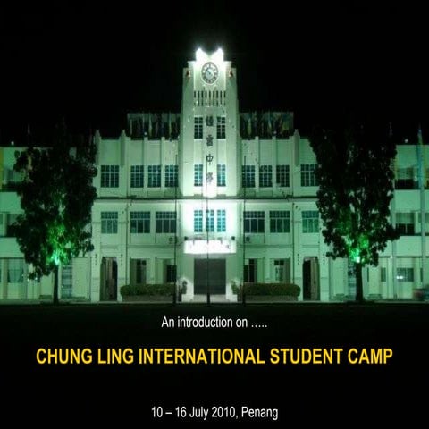 Chung Ling International Student Camp | PPS