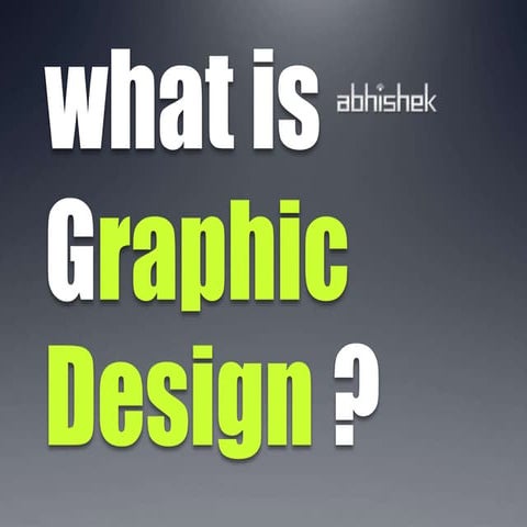 An Introduction of Graphics Design | PPT
