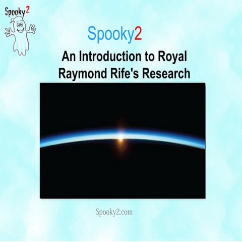An Introduction to Rife Research | PPT | Biological Sciences | Science