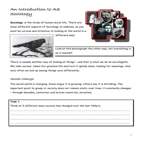 GCSE Sociology Introduction | PPTX