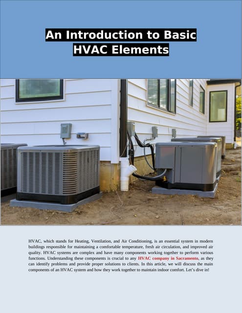 What Is an HVAC System Guide to Know Everything.pptx