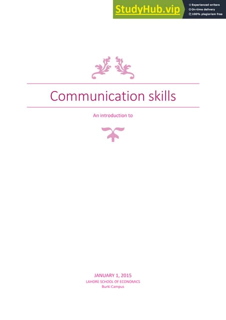 Fundamental of communication | PPT