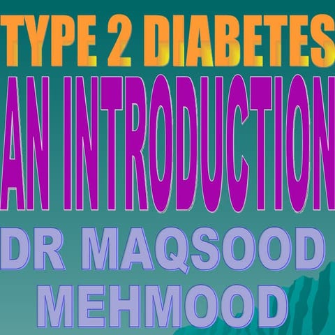 An introduction to diabetes | PPT