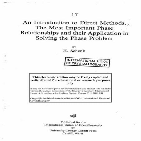 An introduction to Direct Methods | PDF