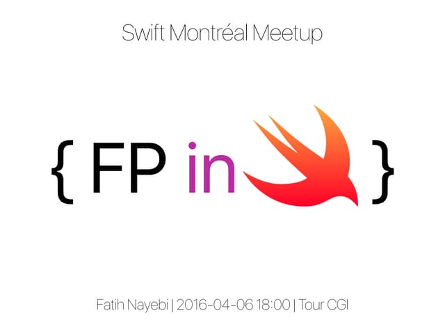 An Introduction To Functional Programming With Swift Ppt 9282
