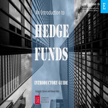 03 An introduction to hedge funds Part 1 | PPT