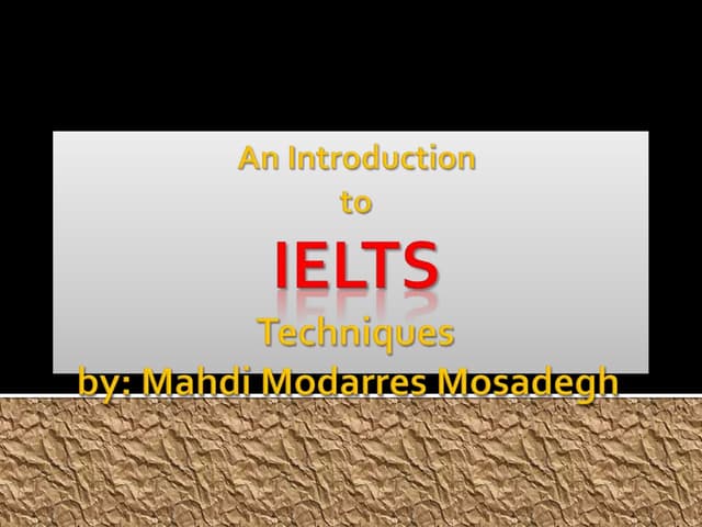 Ielts speaking test | PDF
