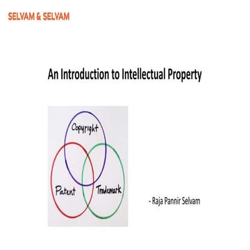 An introduction to intellectual property | PPTX
