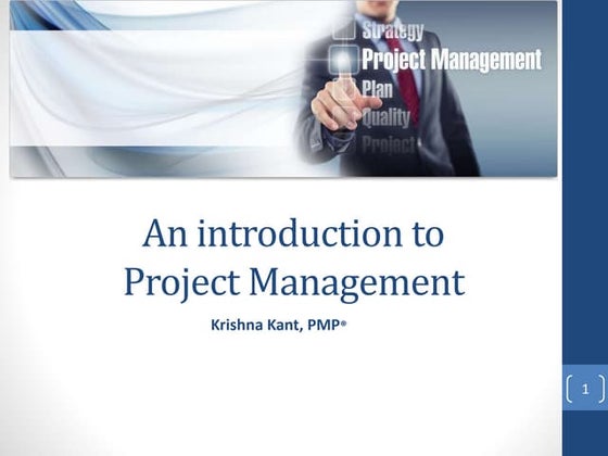 PMP Lecture 1: Introduction to Project Management | PPT