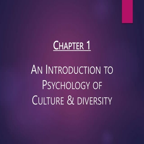 An Introduction to Psychology of Culture diversity.pptx