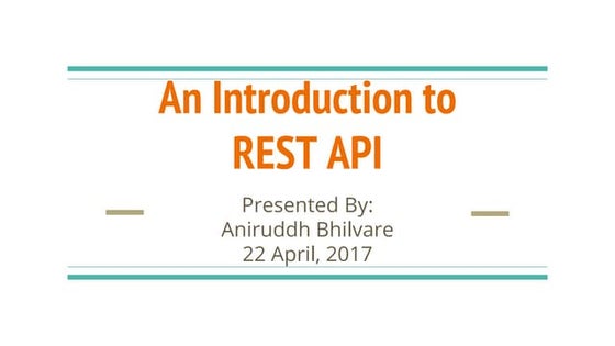 Introduction To Apis Application Programming Interface Ppt