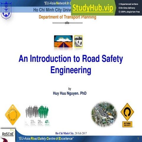 An Introduction To Road Safety Engineering | PPT