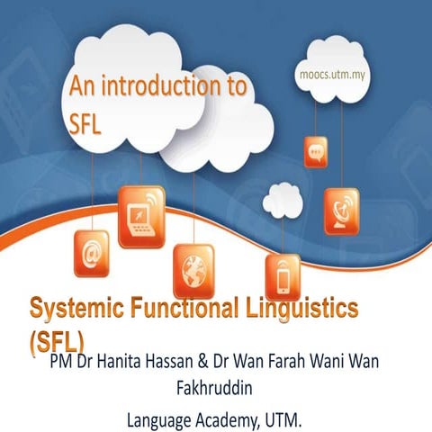 An introduction to Systemic Functional Linguistics | PPT