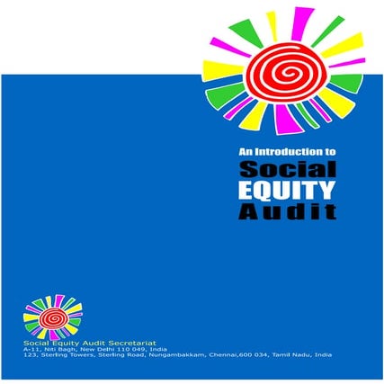 An Introduction To Social Equity Audit | PDF