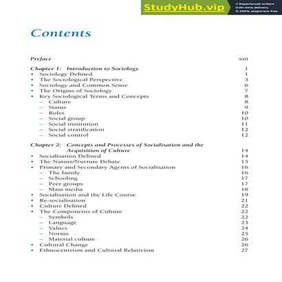 An Introduction To Sociology 3Rd Ed - Look Inside Sample | PDF | Education