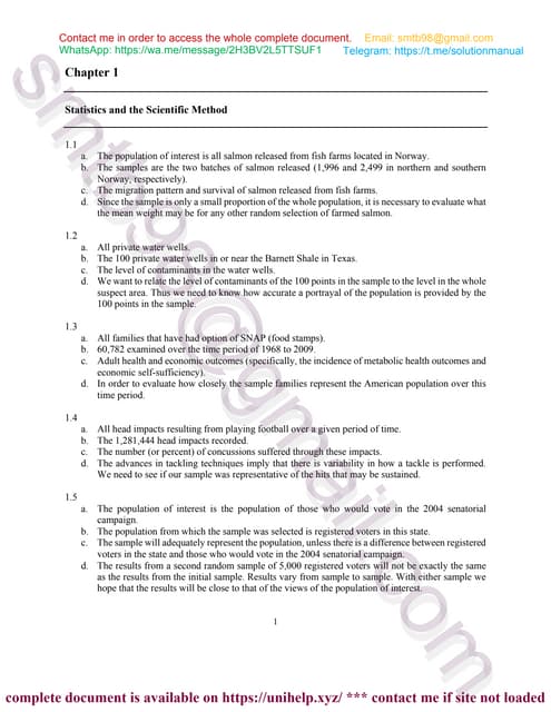 Solutions for Exercises in Introduction to Probability Models, 11th Edition – Sheldon Ross | PDF