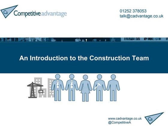 Construction Stages and Construction Teams | PPT