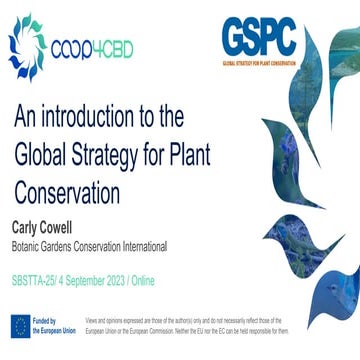 An introduction to the Global Strategy for Plant Conservation.PDF